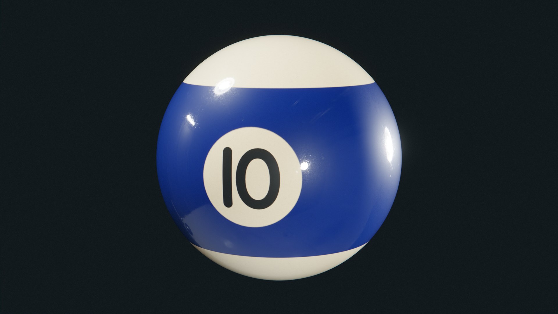 Ball 10 3D Model - TurboSquid 2271529