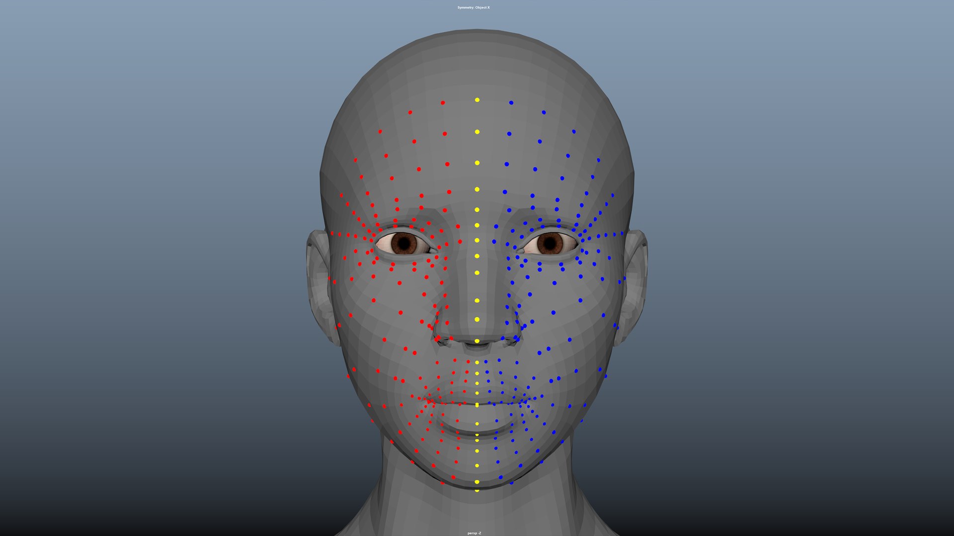 3D female character rig face model - TurboSquid 1409313