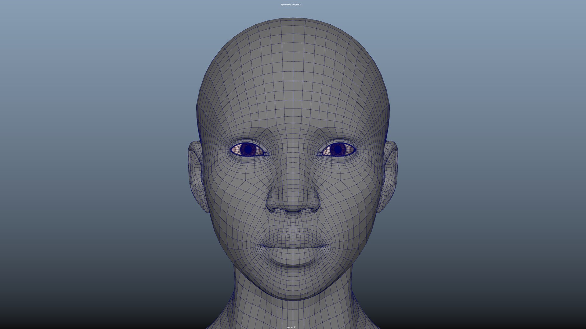 3D female character rig face model - TurboSquid 1409313