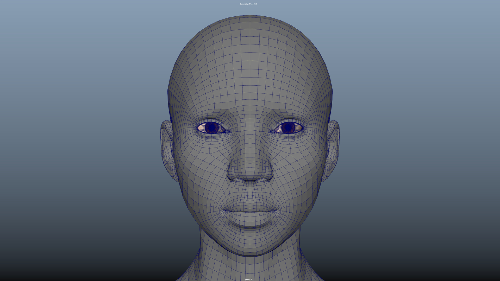 3D female character rig face model - TurboSquid 1409313