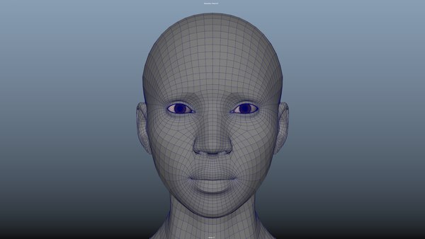 3D female character rig face model - TurboSquid 1409313