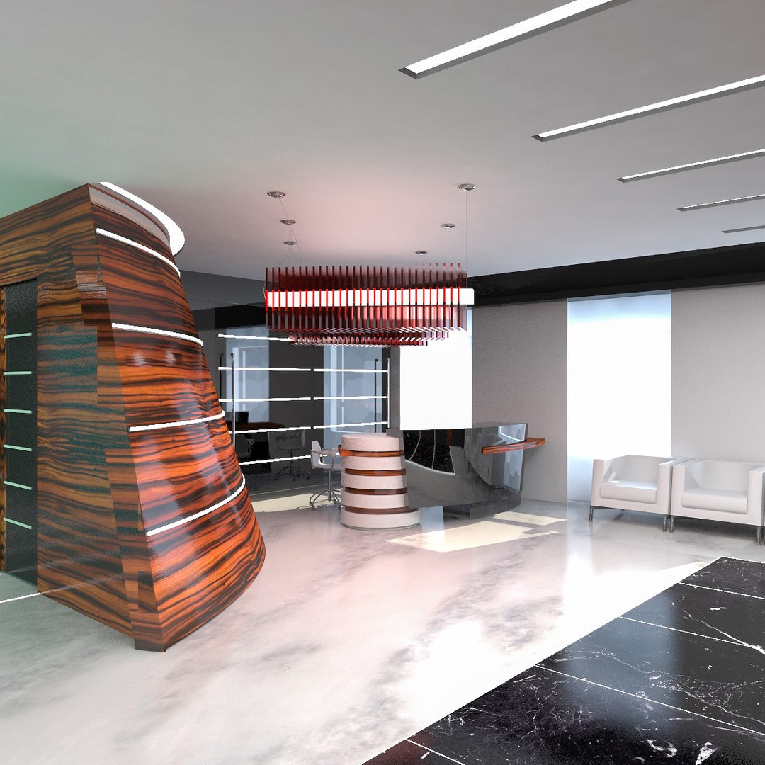 Hall Lobby Interior 3D model - TurboSquid 1751188