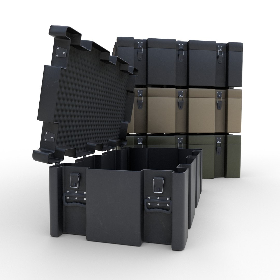 3D Military Crate - TurboSquid 1591796