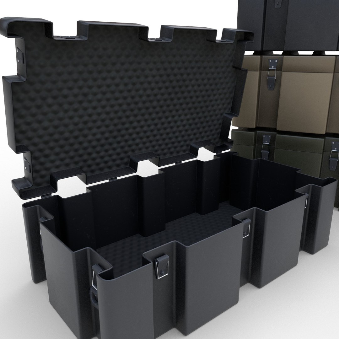 3D Military Crate - TurboSquid 1591796