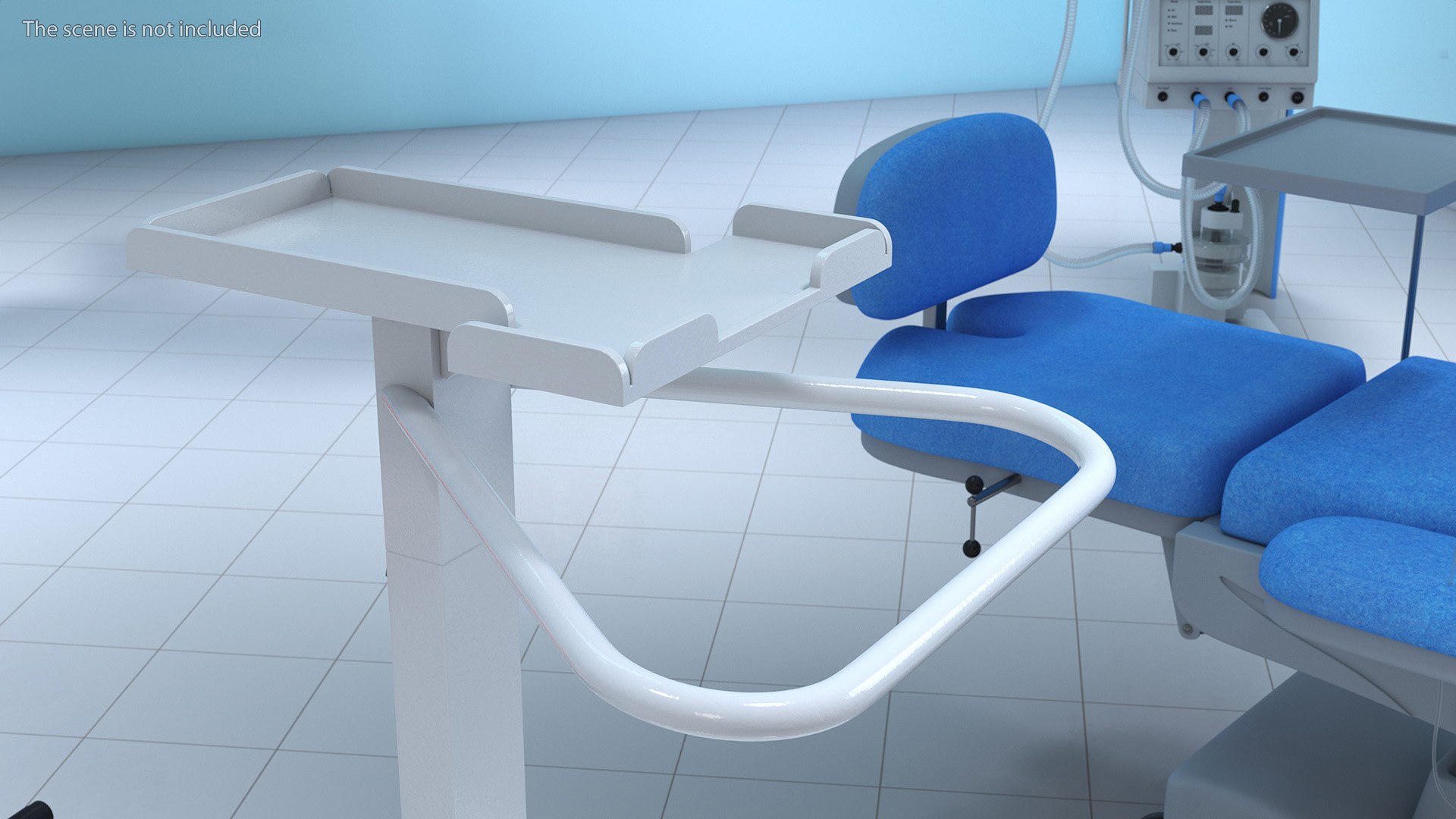 3D Model Medical Cart On Wheels - TurboSquid 2193867