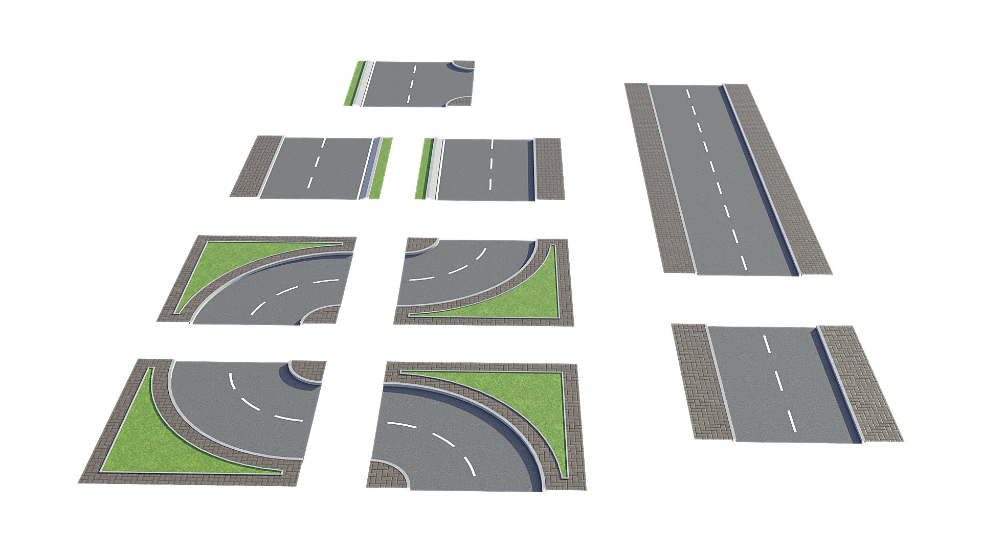 3D Road Constructor Asset Model - TurboSquid 1820487