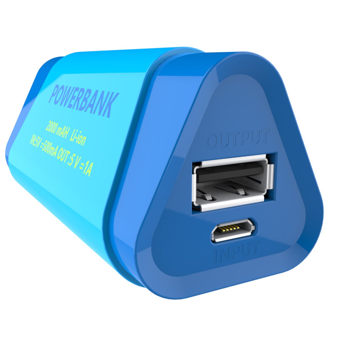 3d model of powerbank power bank
