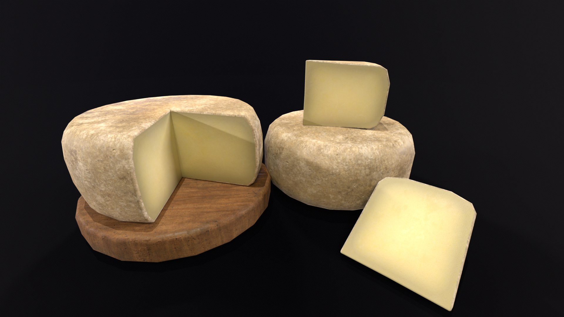 3D Cheese - TurboSquid 2207271