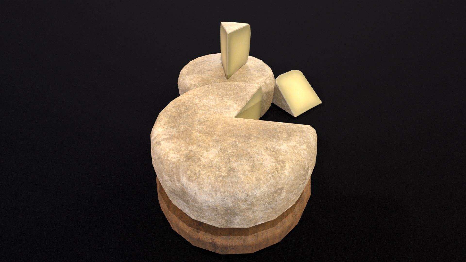 3D Cheese - TurboSquid 2207271