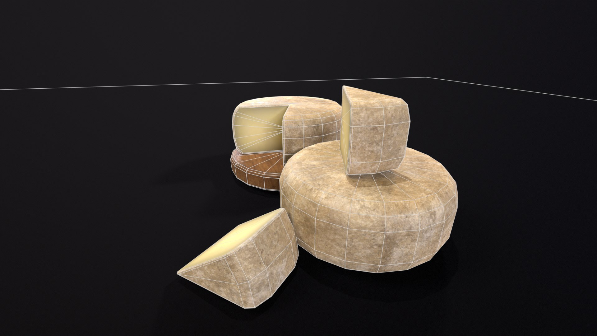 3D Cheese - TurboSquid 2207271