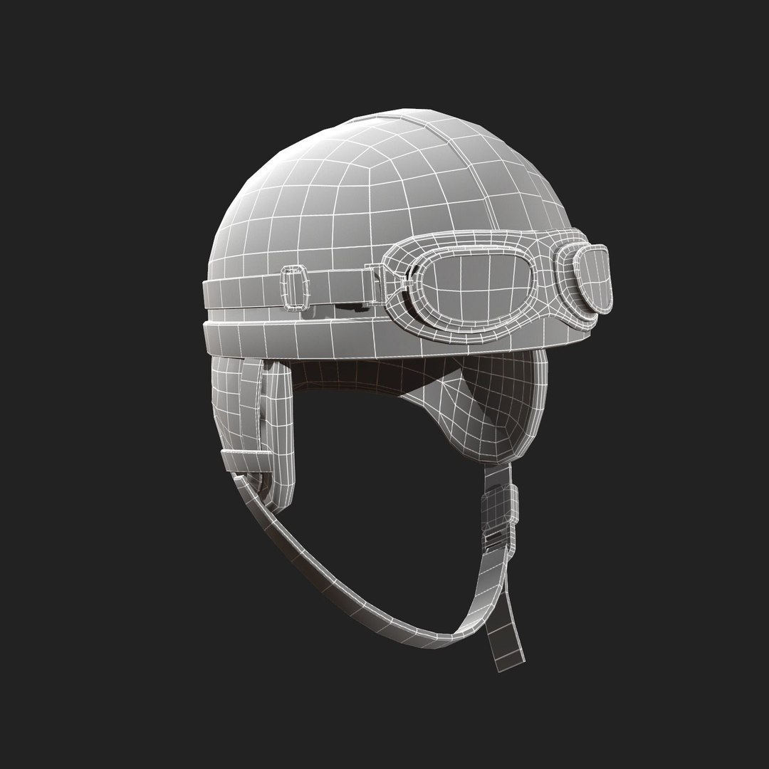 Goggles Helmet Model - TurboSquid 1448888