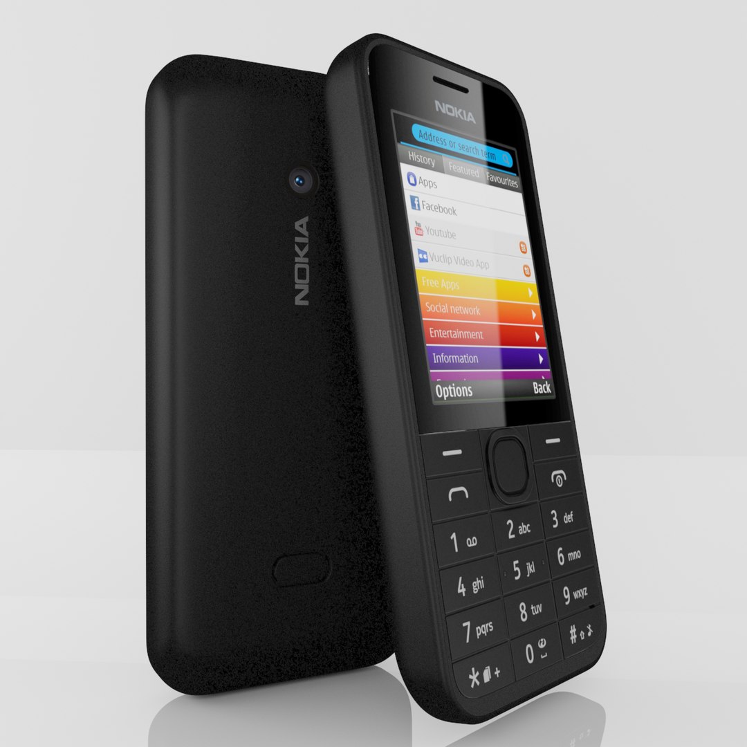 Nokia 208 3d Max