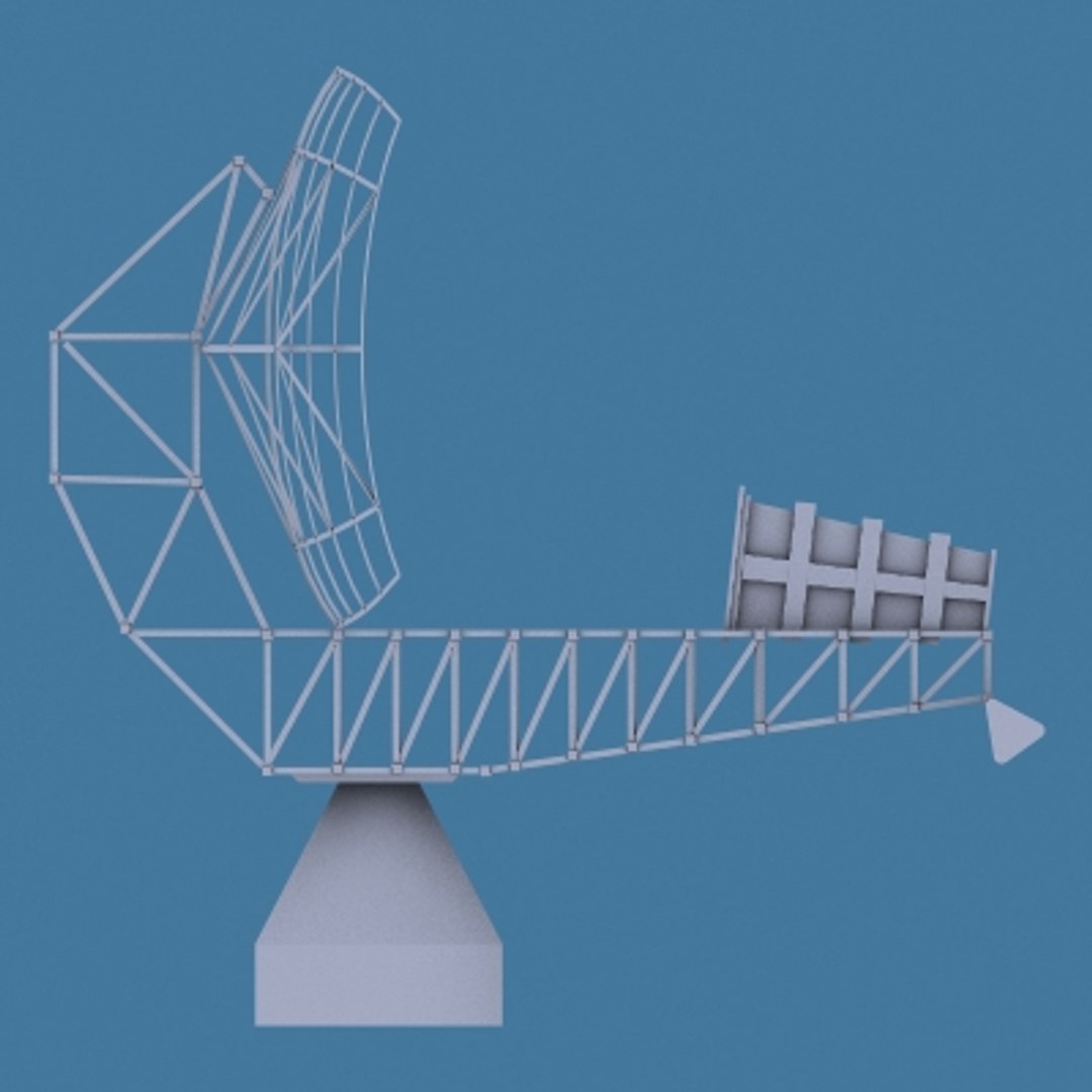 Navy Sps-49 Radar 3d Model