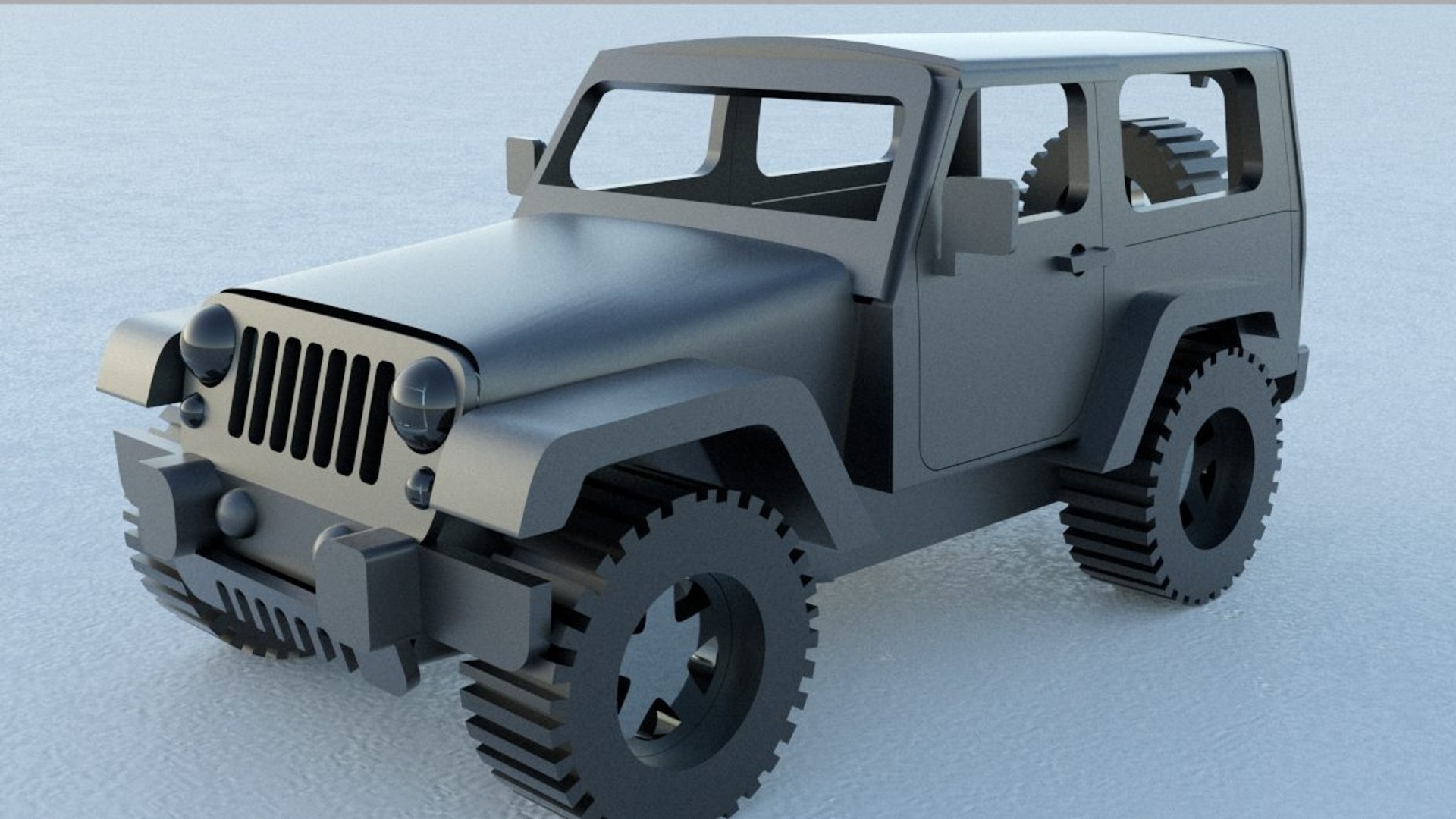 Jeep Car Rhino Vehicle 3D Model - TurboSquid 1427428