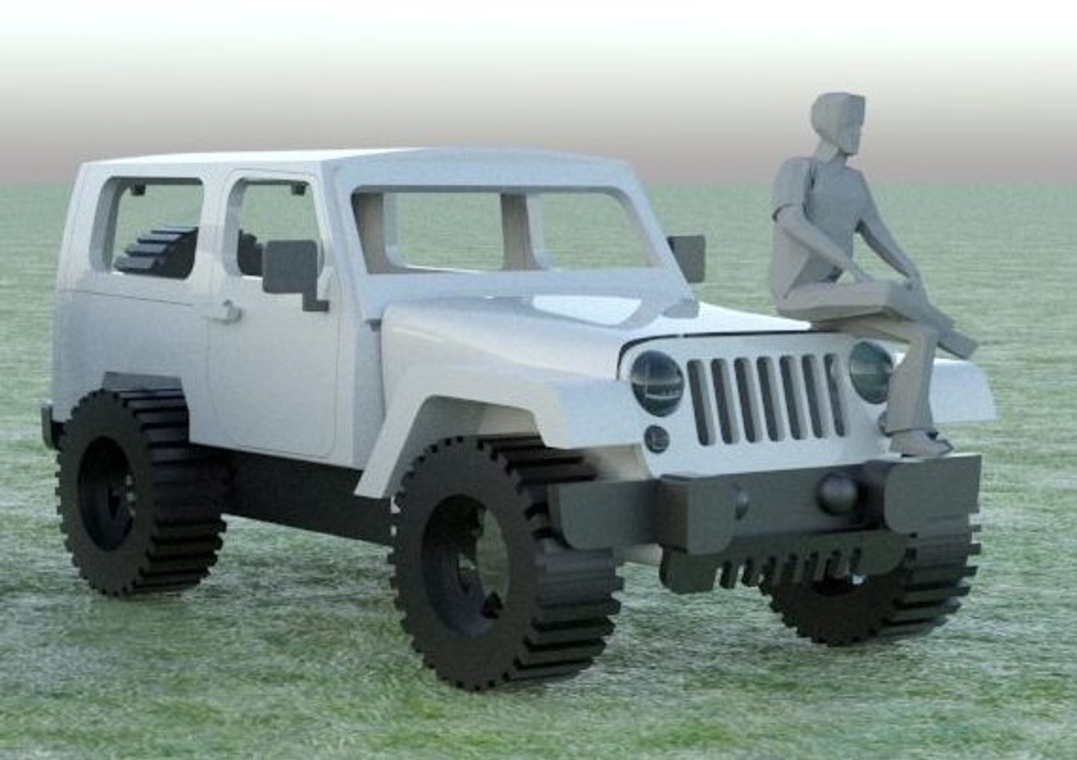 Jeep Car Rhino Vehicle 3D Model - TurboSquid 1427428