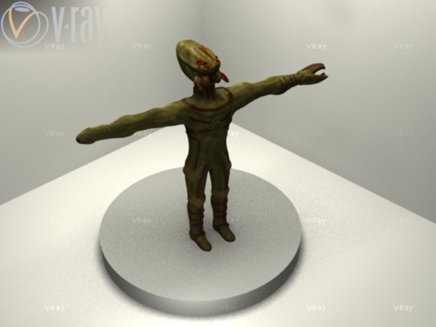 3D Alien - TurboSquid 720447