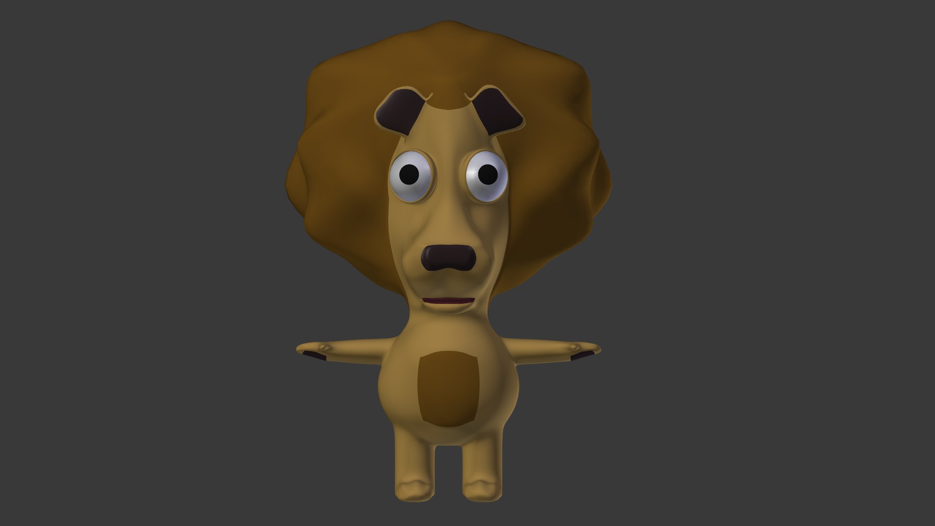 Lion Cartoon Model | 1142351 | TurboSquid