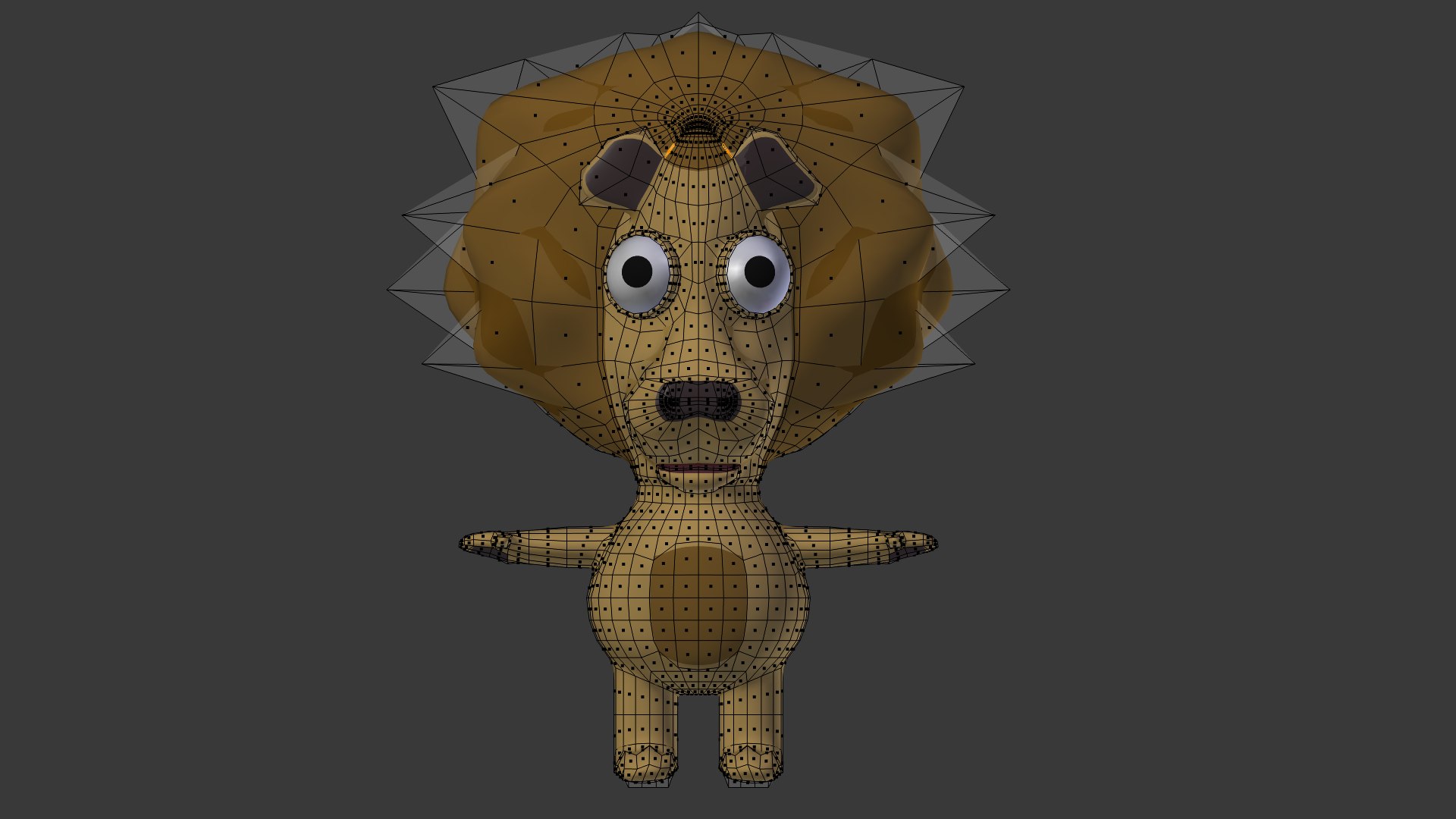 Lion Cartoon Model | 1142351 | TurboSquid