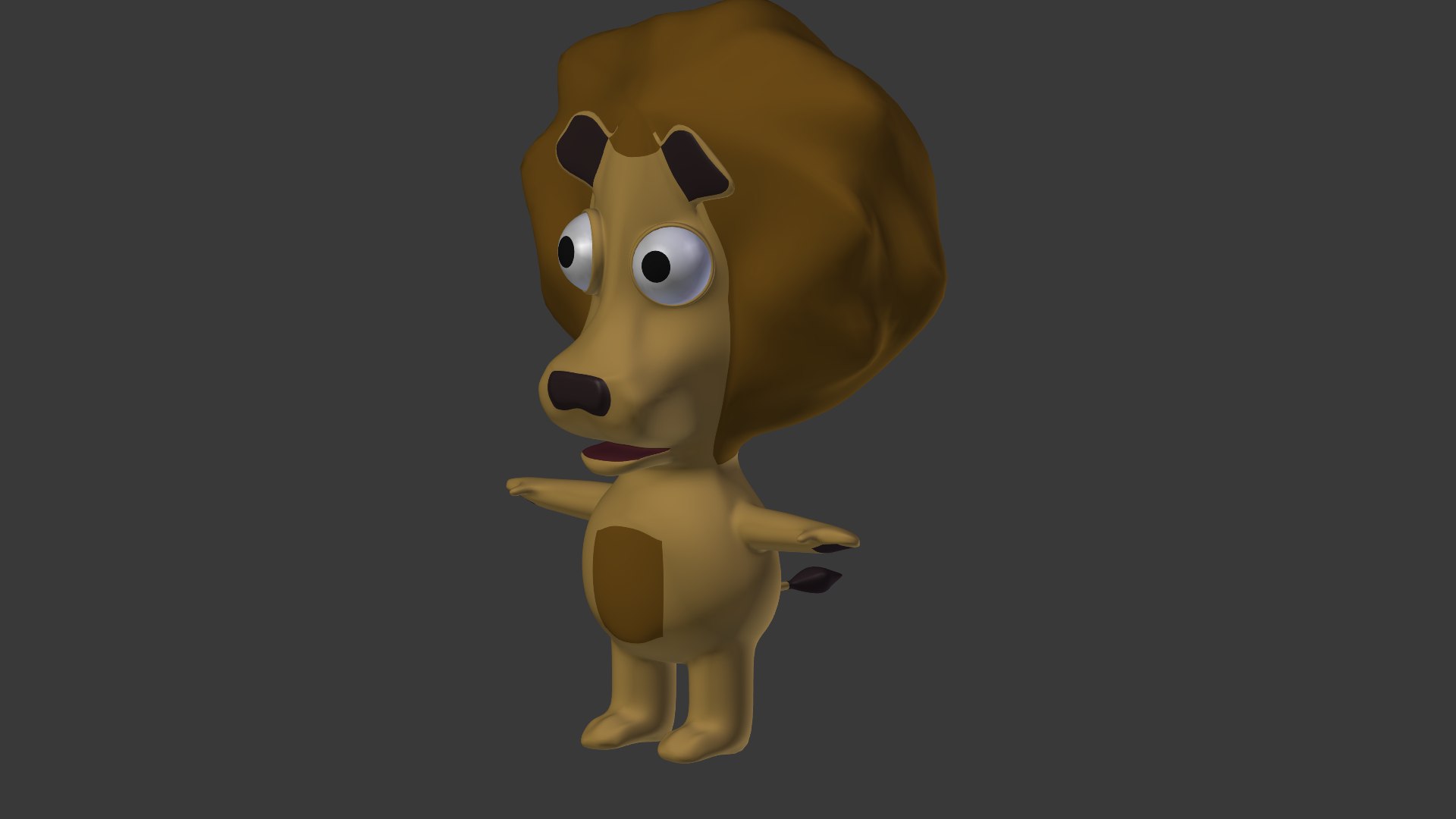 Lion Cartoon Model | 1142351 | TurboSquid