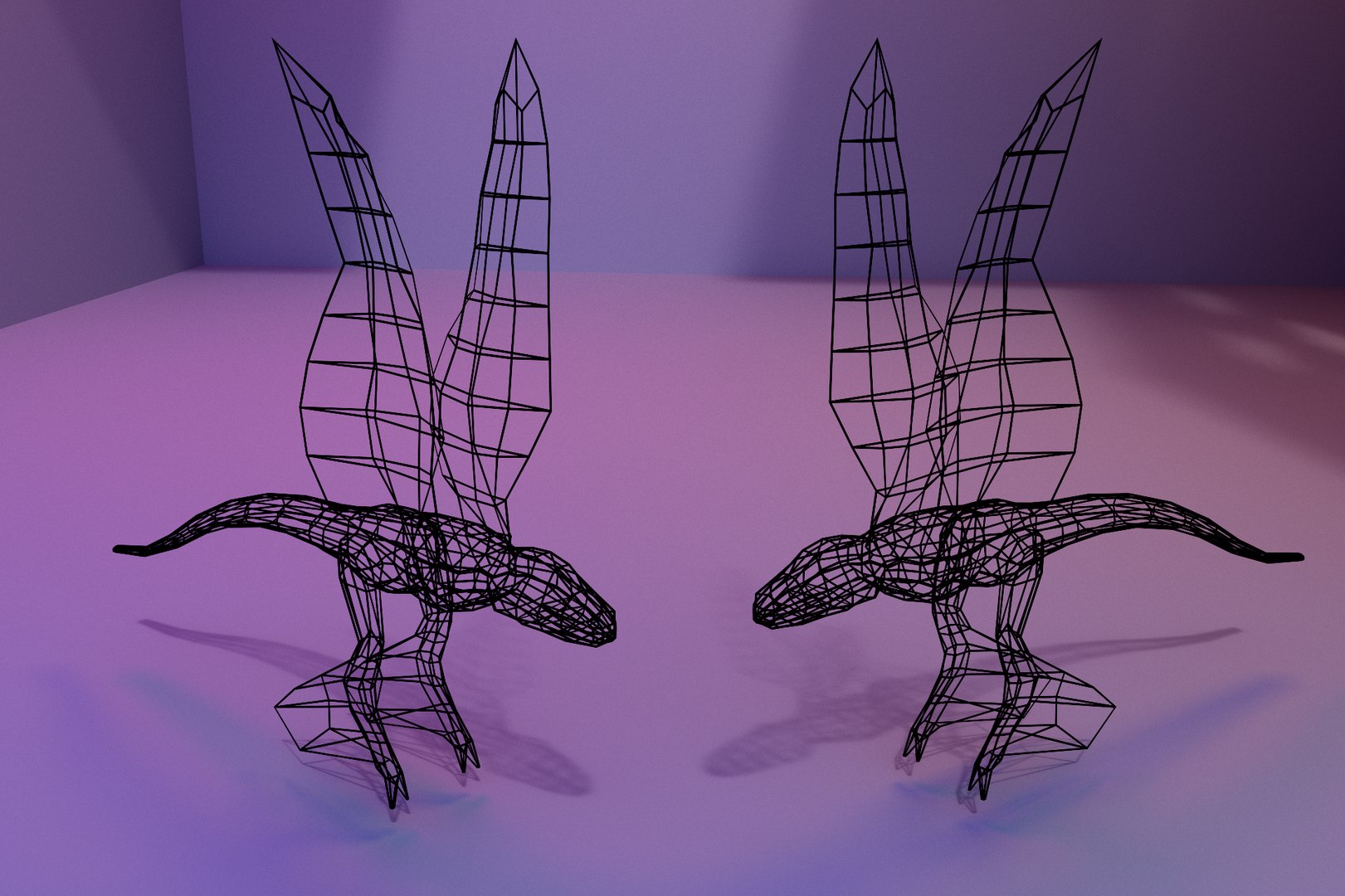 3D Low-poly Microraptor Animations Model - TurboSquid 1331379