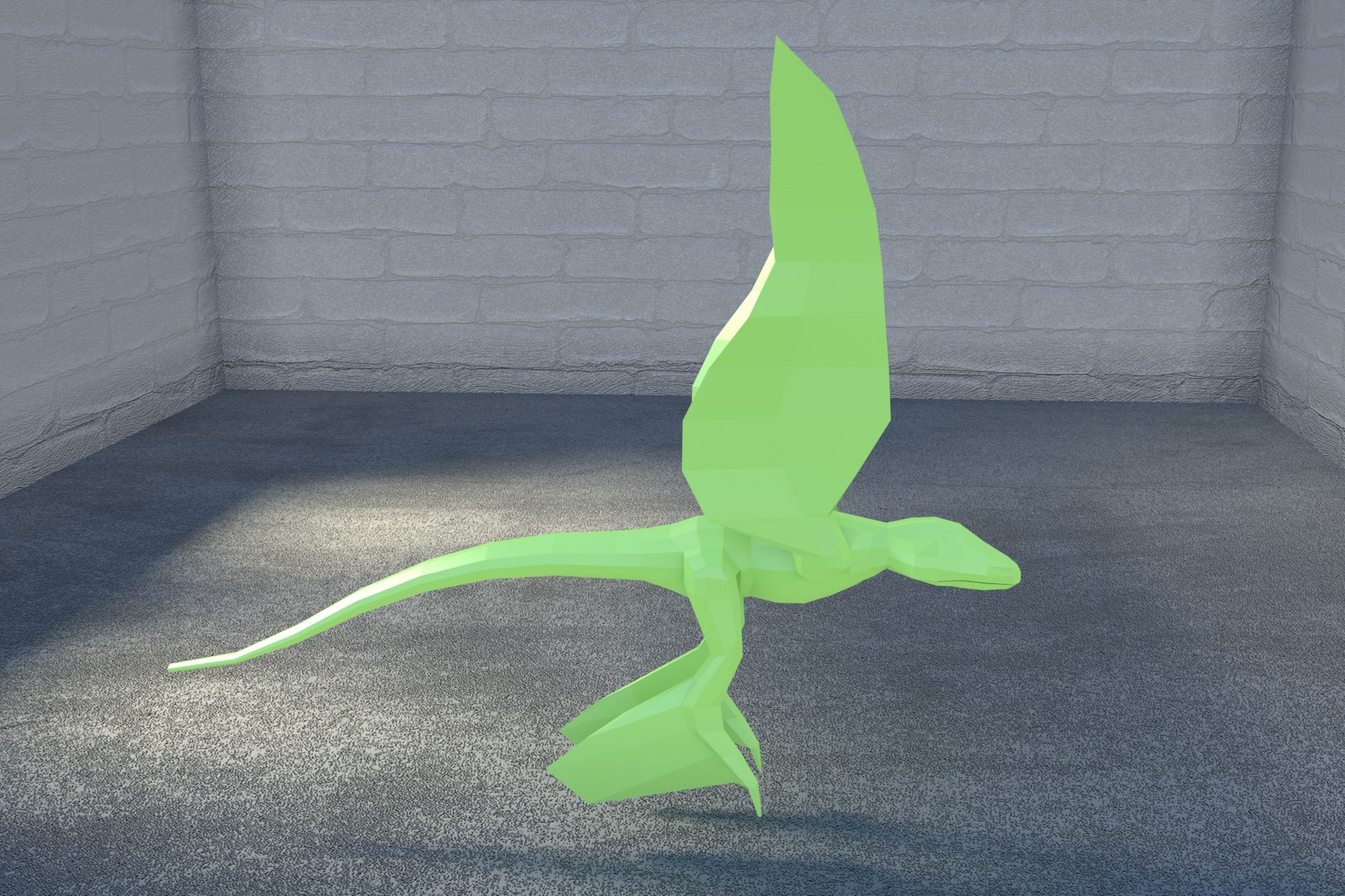 3D Low-poly Microraptor Animations Model - TurboSquid 1331379