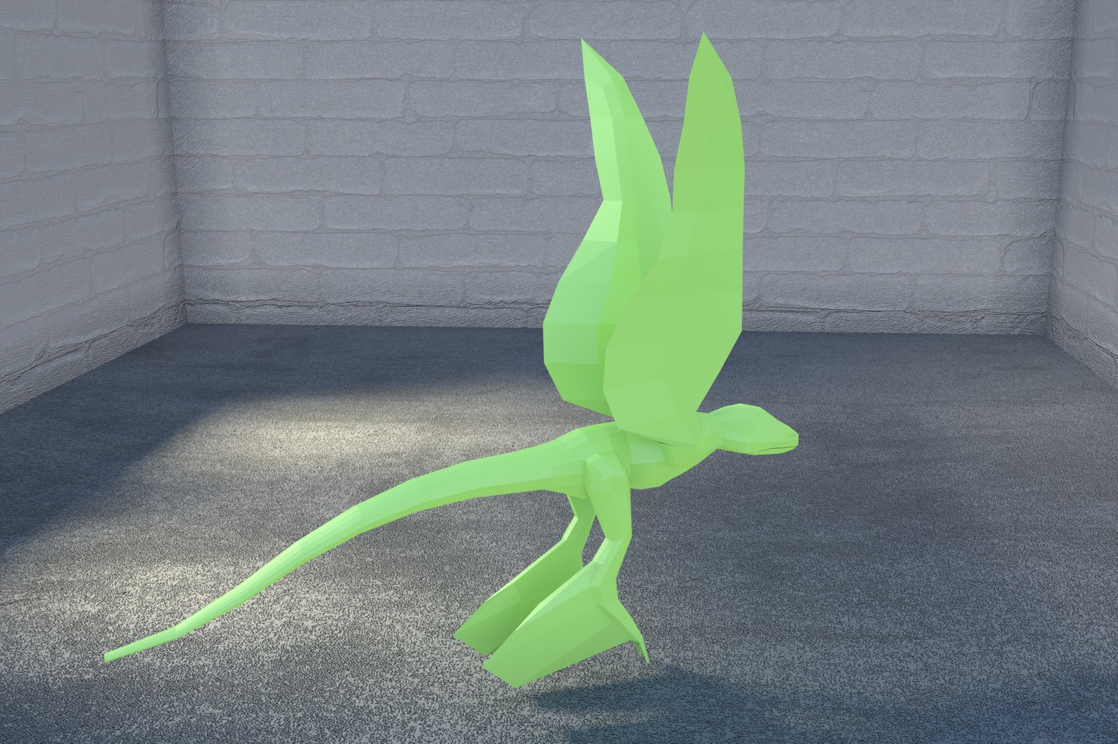 3D Low-poly Microraptor Animations Model - TurboSquid 1331379