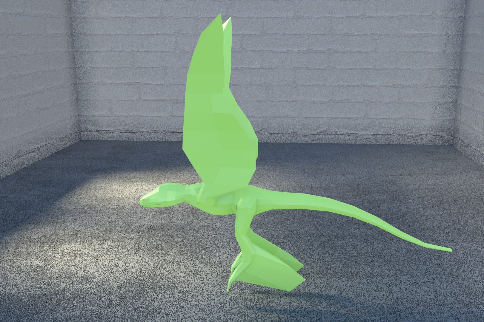 3D Low-poly Microraptor Animations Model - TurboSquid 1331379