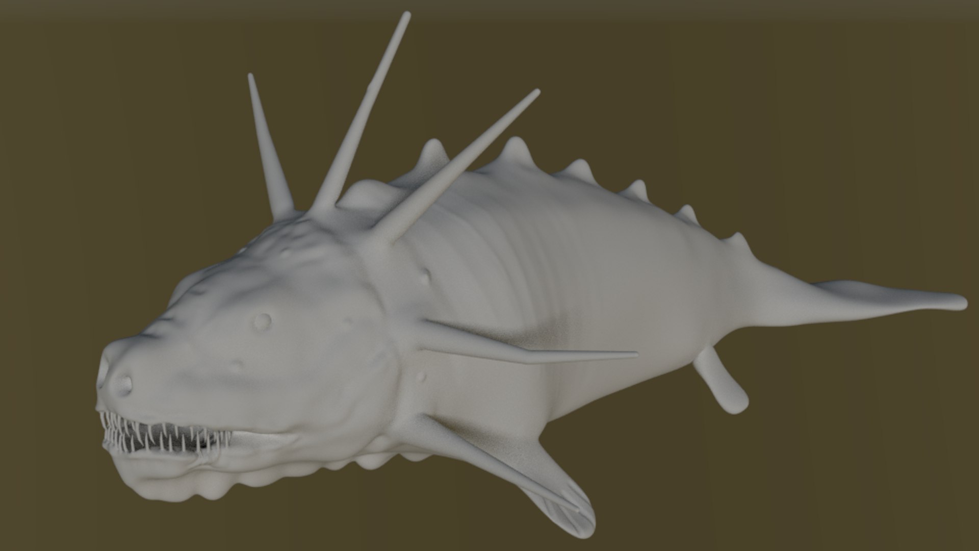 Sea Monster 3D Model - TurboSquid 1177459