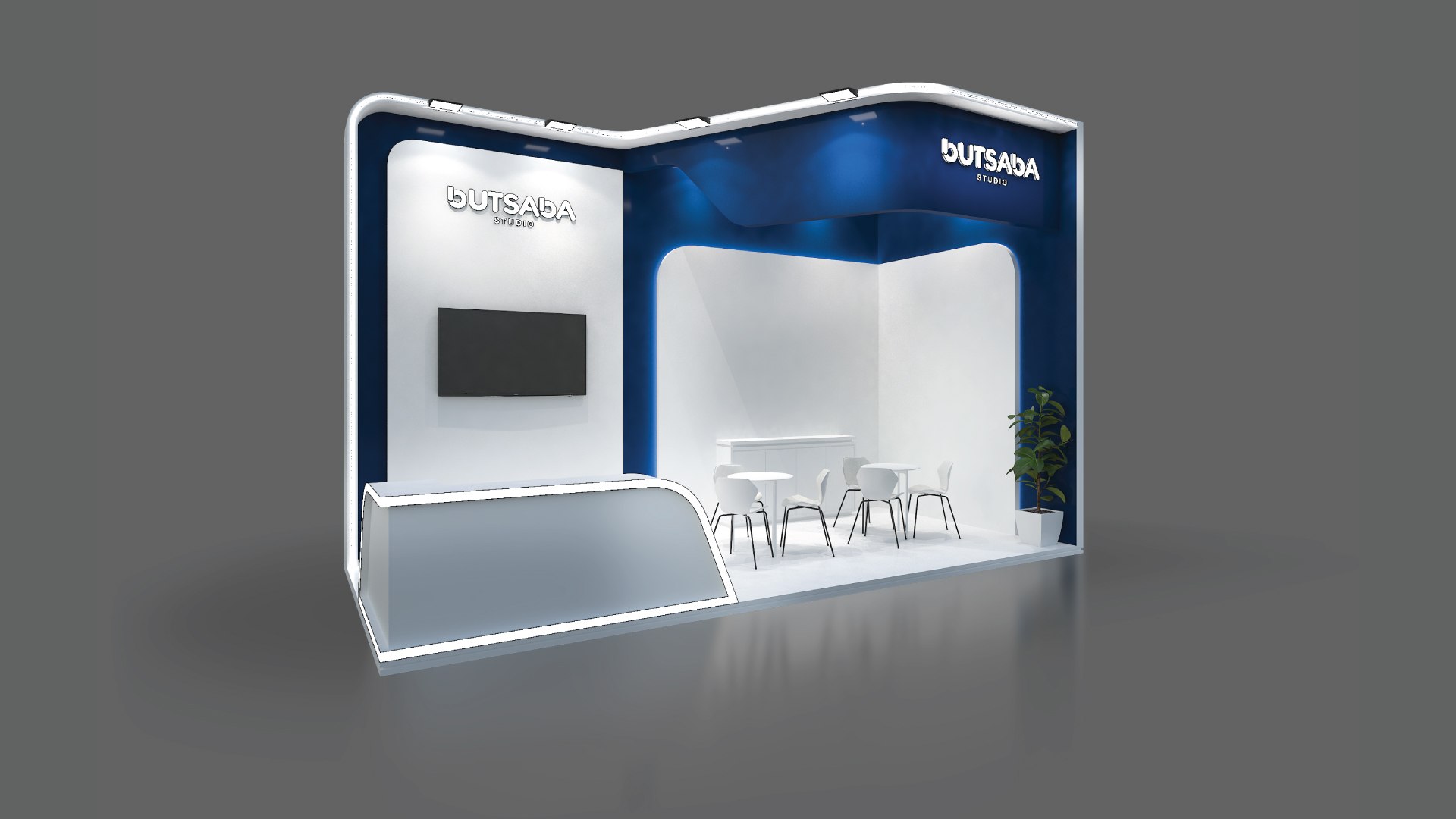 Booth-1 3D Model - TurboSquid 2237592