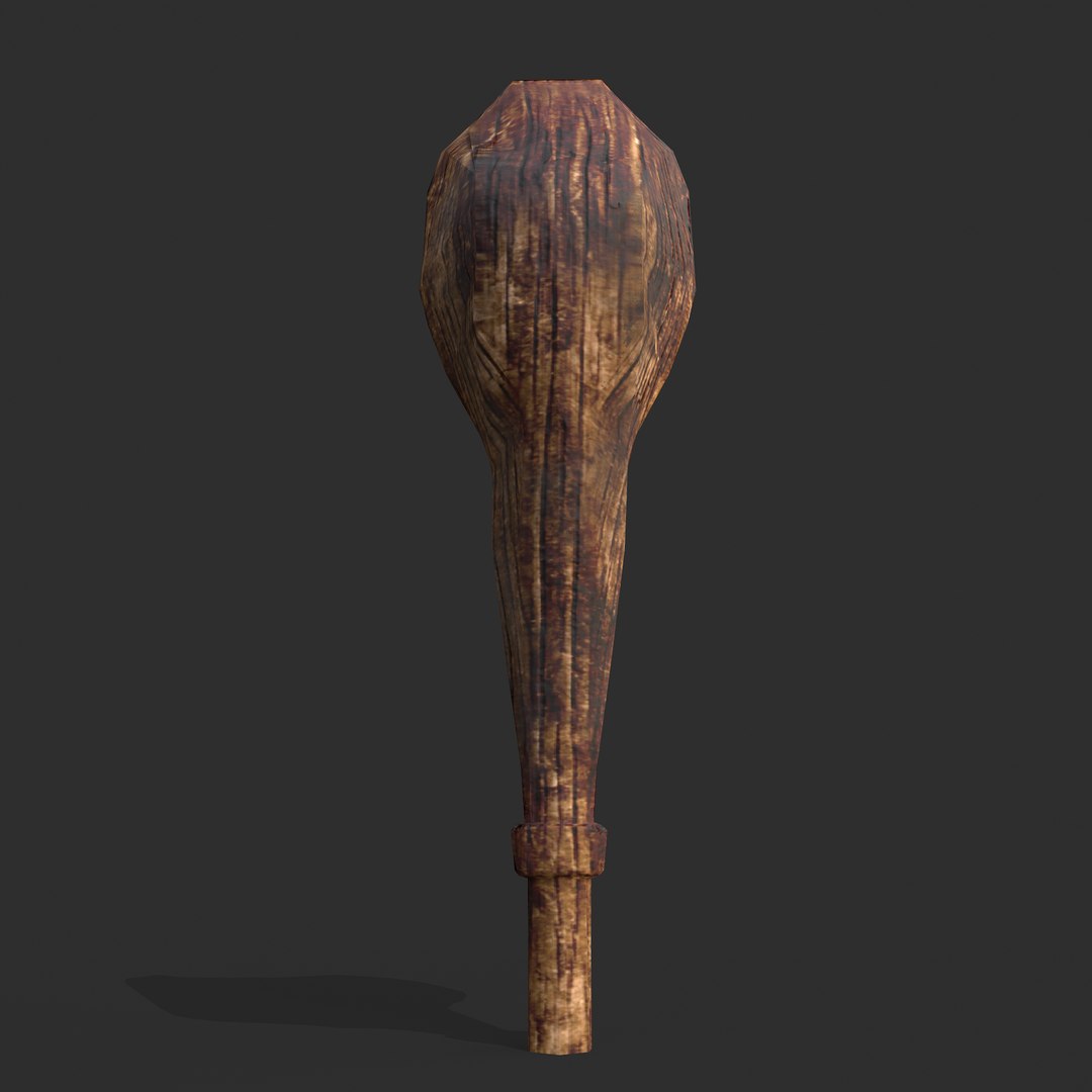 3D Medieval Dark Spoon - TurboSquid 1729379