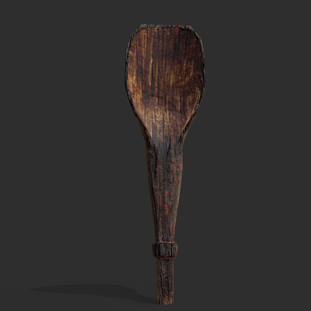 3D Medieval Dark Spoon - TurboSquid 1729379