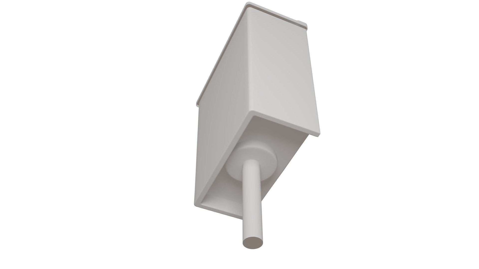 Ecosys Box Square Wc Tank 3D Model - TurboSquid 2158348