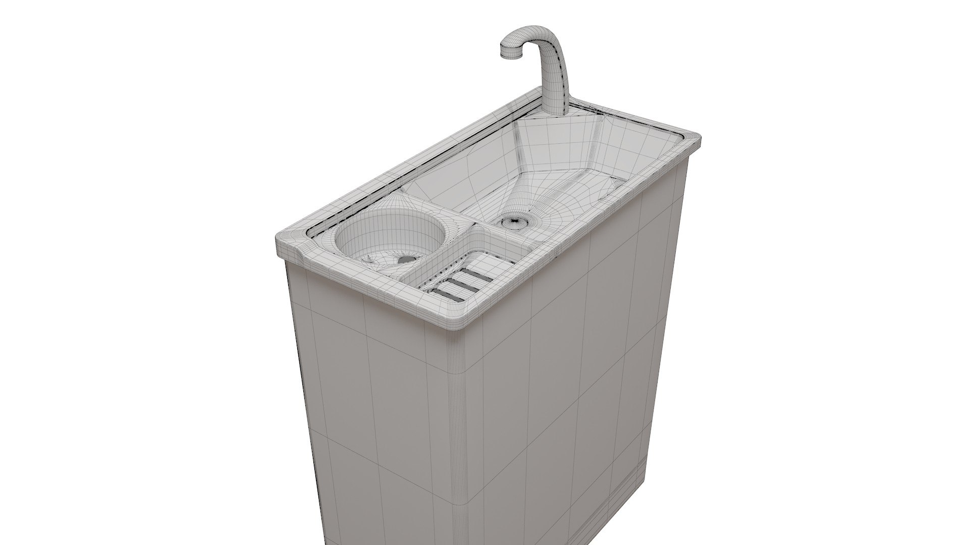 Ecosys Box Square Wc Tank 3D Model - TurboSquid 2158348