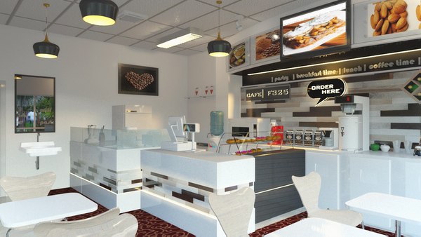 3D Cafeteria Models | TurboSquid