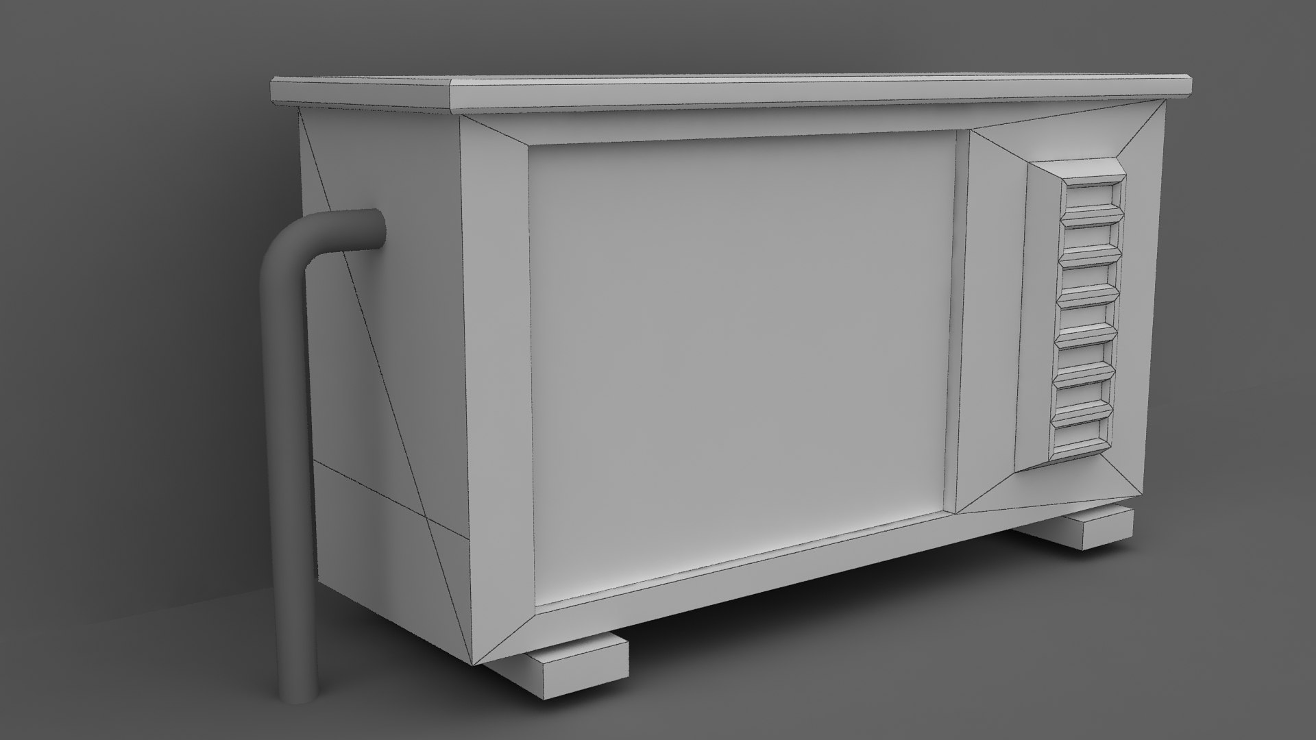 Split Air Conditioner Out Unit 3D Model - TurboSquid 1915080