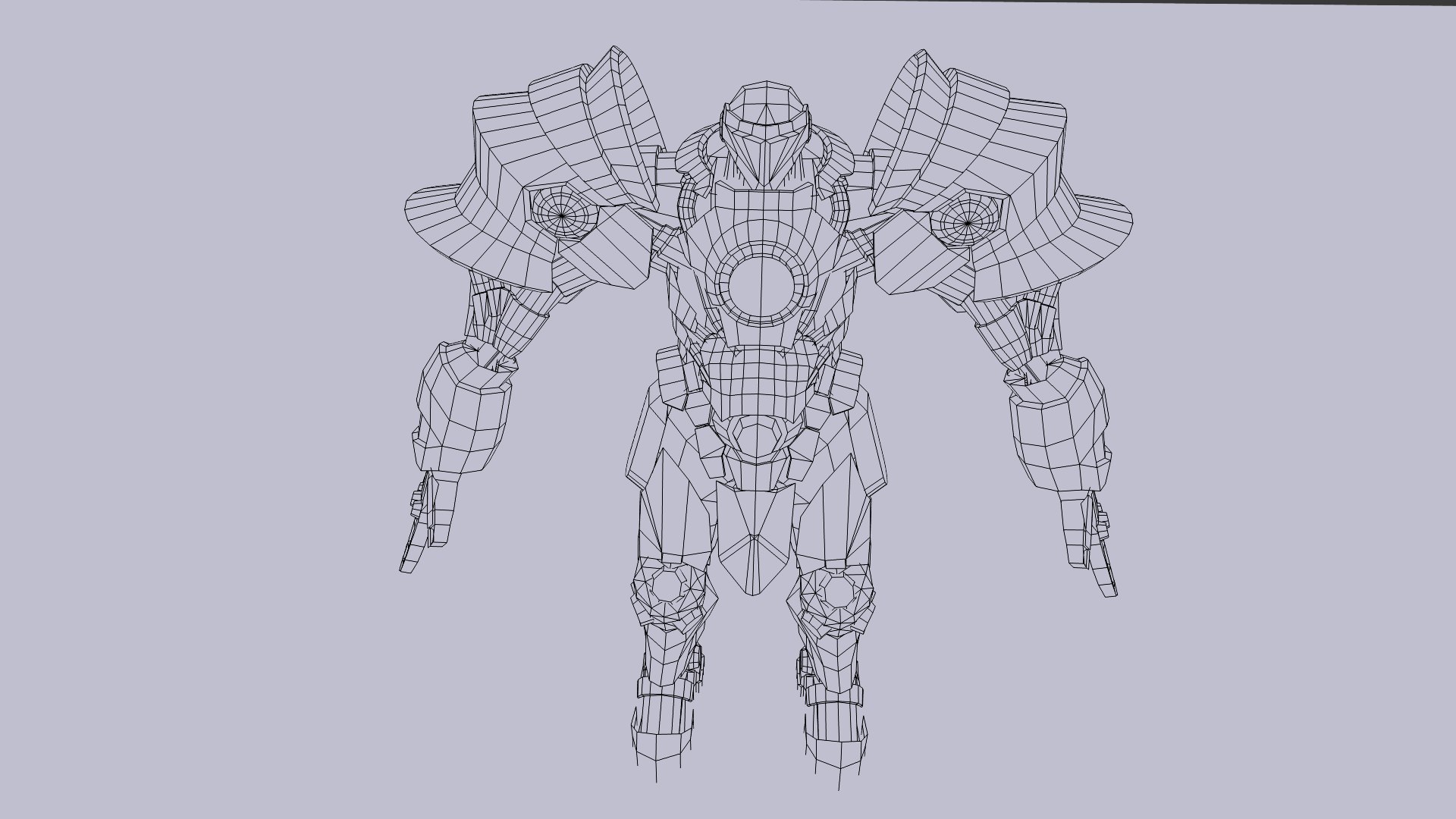 Robotic Character 3d Model