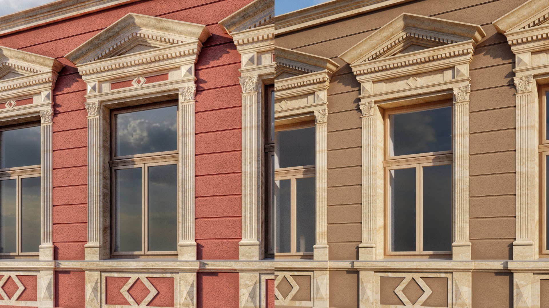 3D model Classic window frame Corinthian Order capital - TurboSquid 2085933