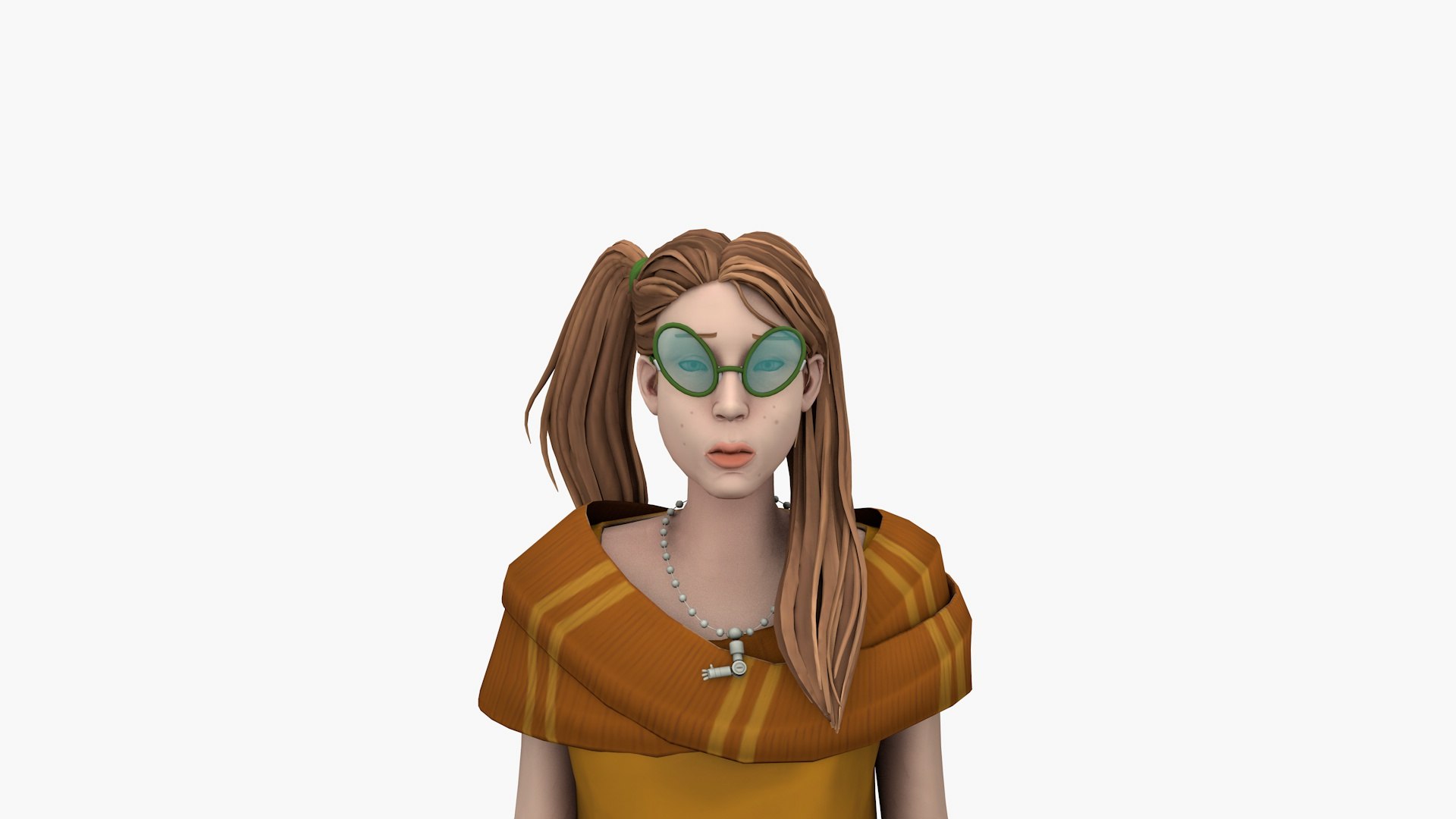 modelo 3d Cartoon Cecily - TurboSquid 2022793