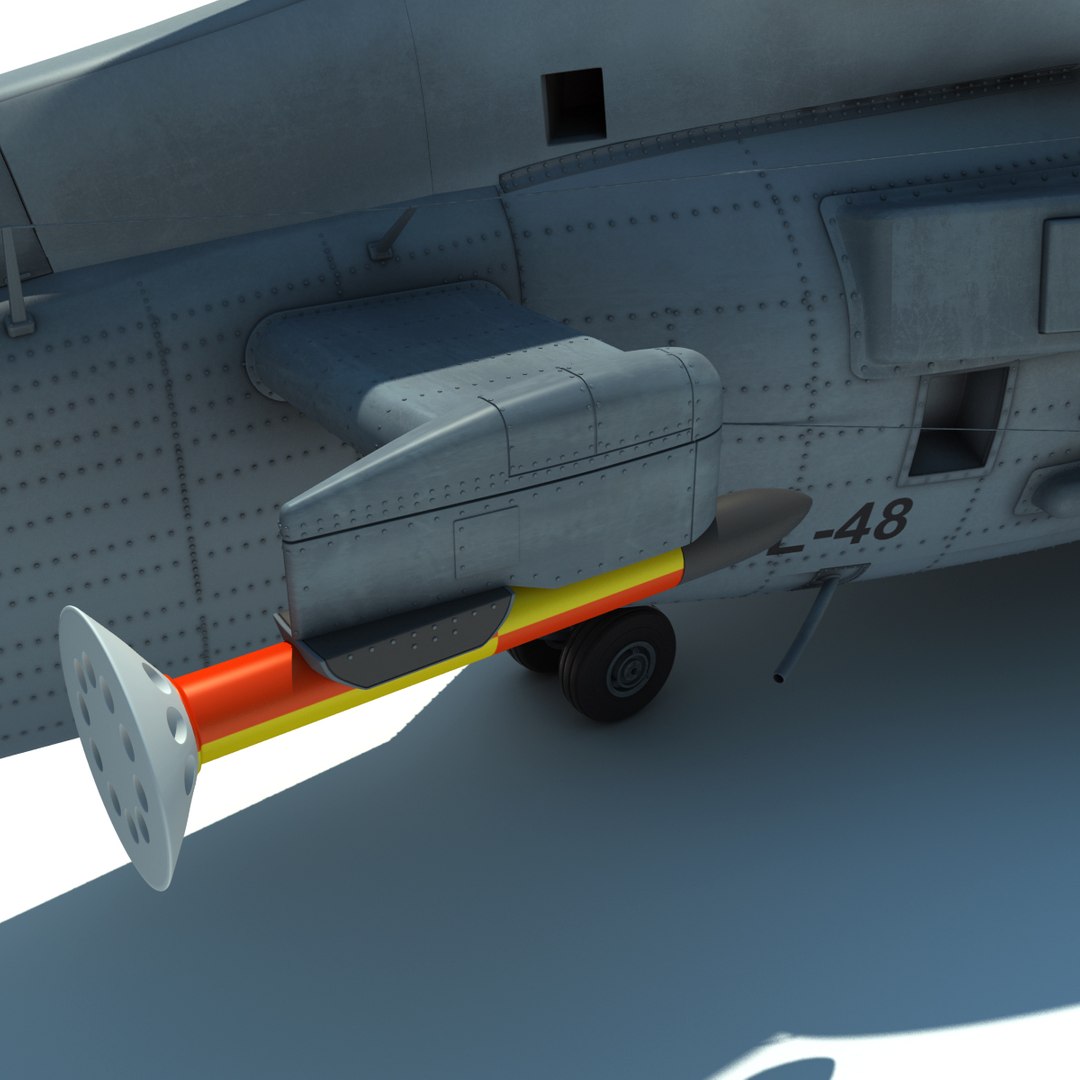 sh-60b sikorsky 3d max