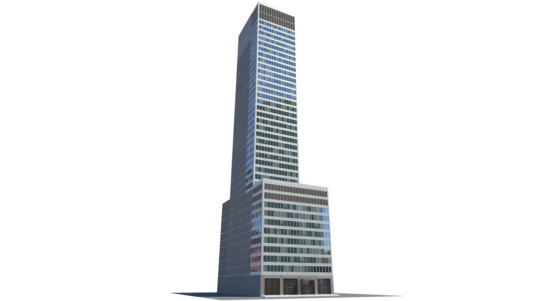 3D harper row building - TurboSquid 1543850