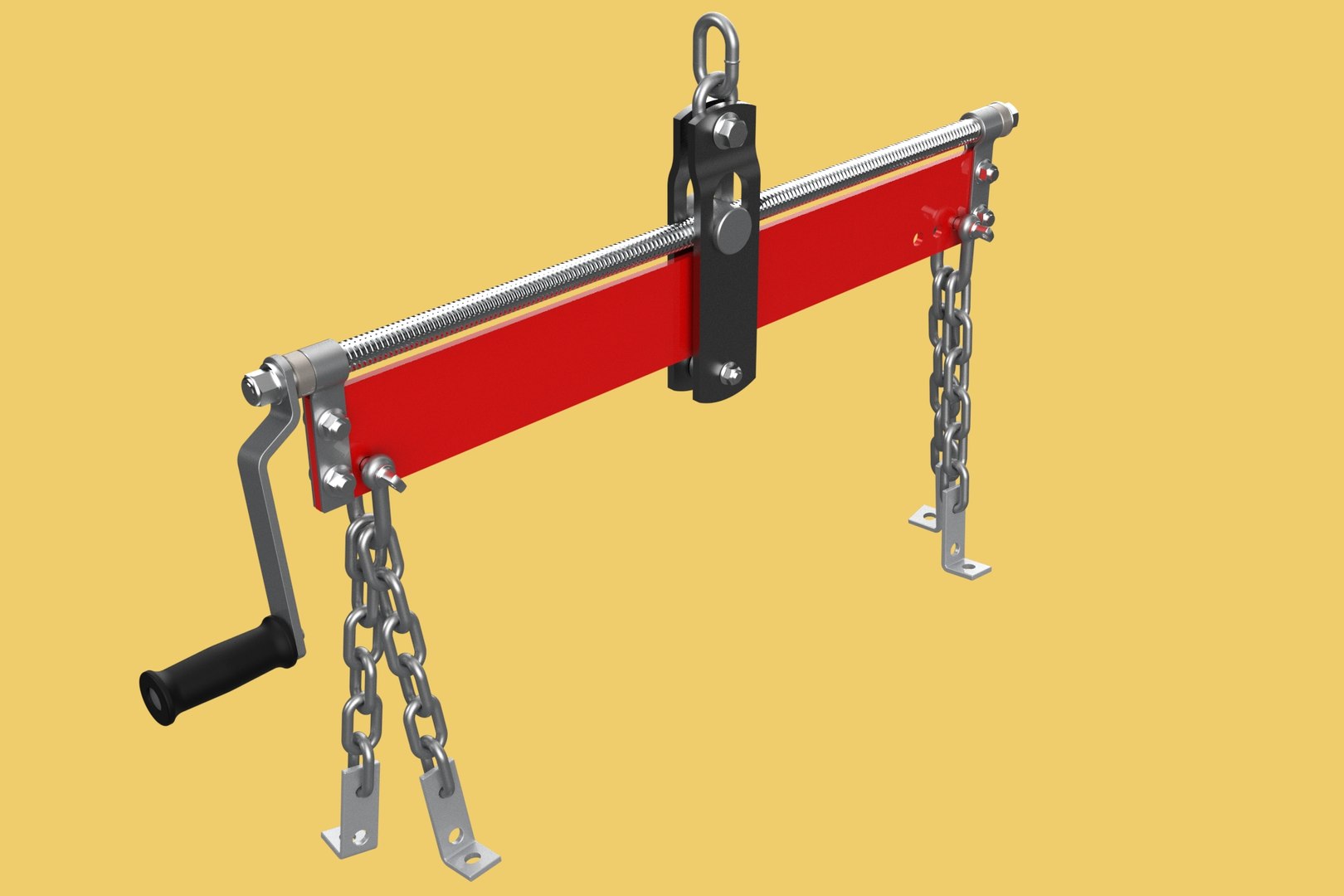 3D LOAD LEVELER ENGINE HOIST LIFT CRANE BALANCER ENGINE CHAINS HOOK ...