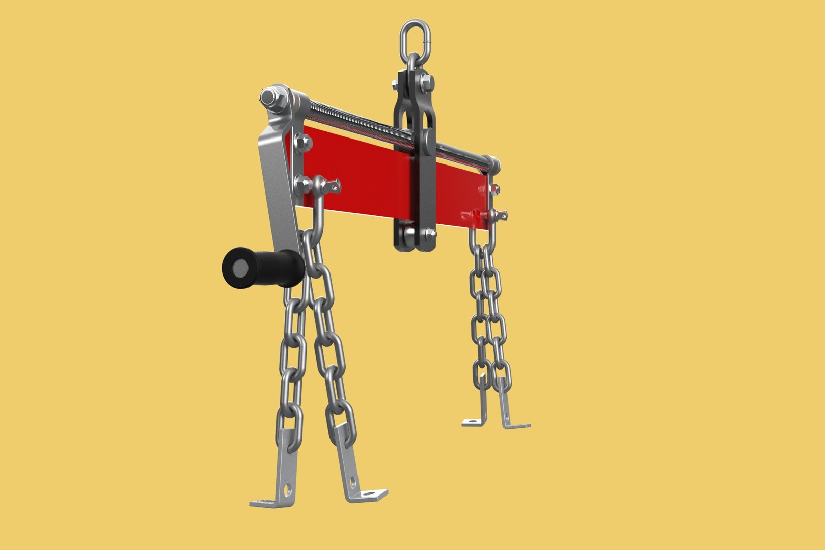 3D LOAD LEVELER ENGINE HOIST LIFT CRANE BALANCER ENGINE CHAINS HOOK ...