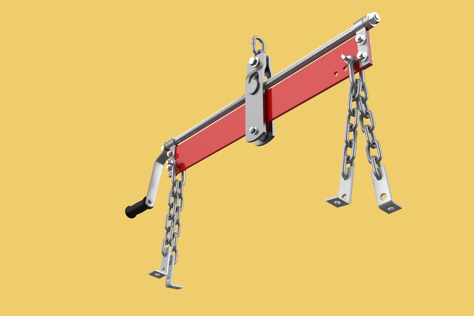 3D LOAD LEVELER ENGINE HOIST LIFT CRANE BALANCER ENGINE CHAINS HOOK ...