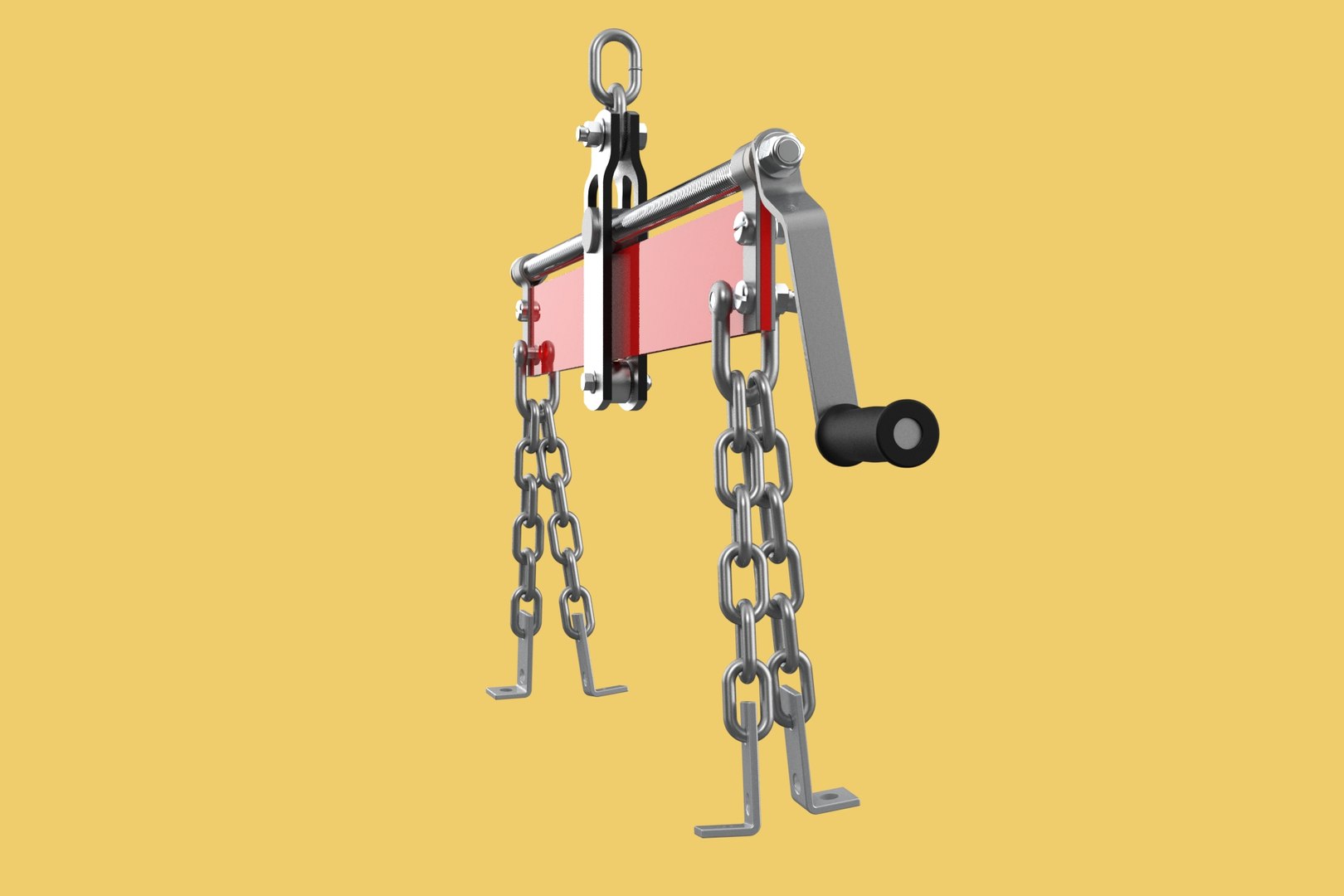 3D LOAD LEVELER ENGINE HOIST LIFT CRANE BALANCER ENGINE CHAINS HOOK ...