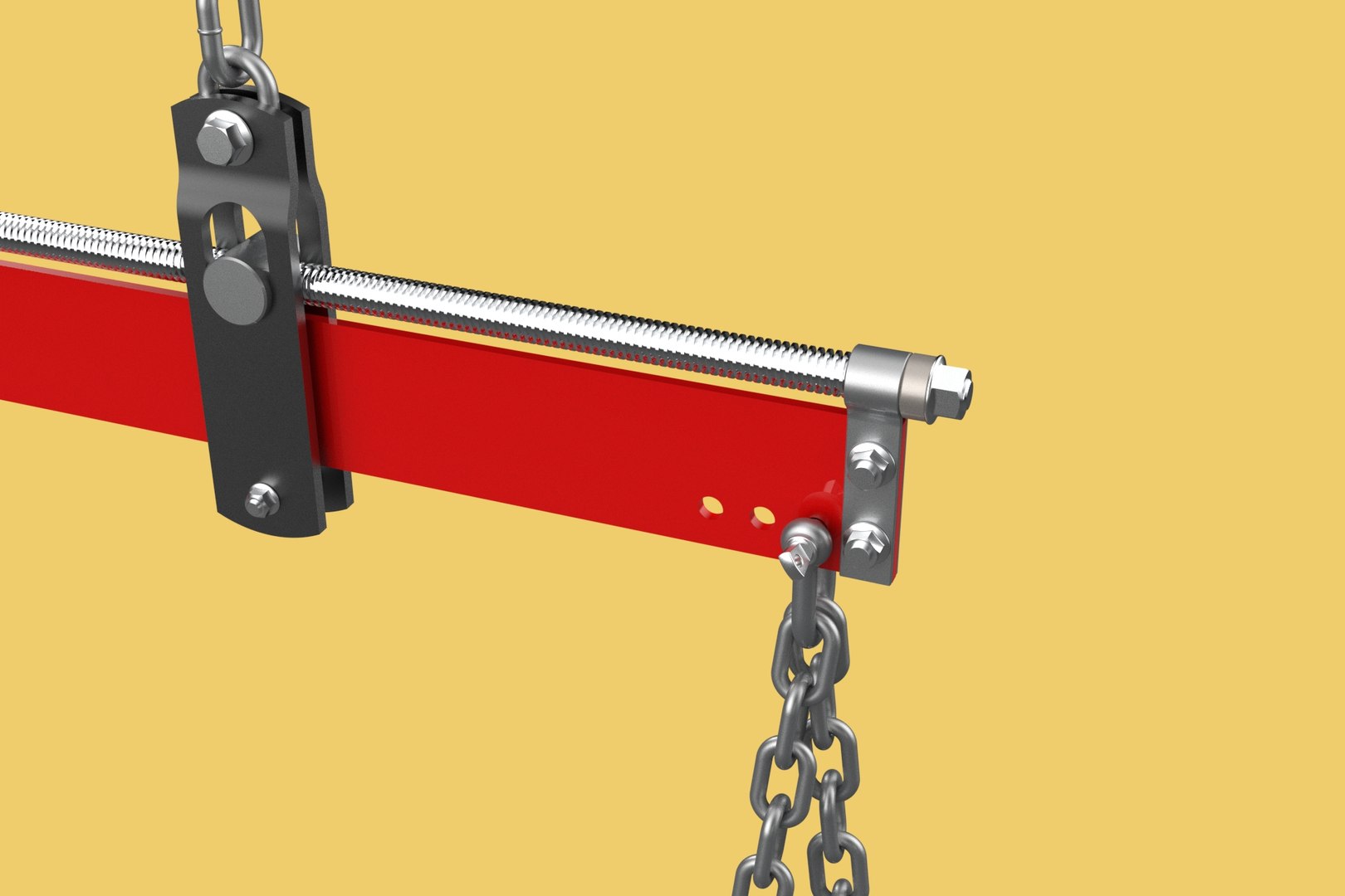 3D LOAD LEVELER ENGINE HOIST LIFT CRANE BALANCER ENGINE CHAINS HOOK ...