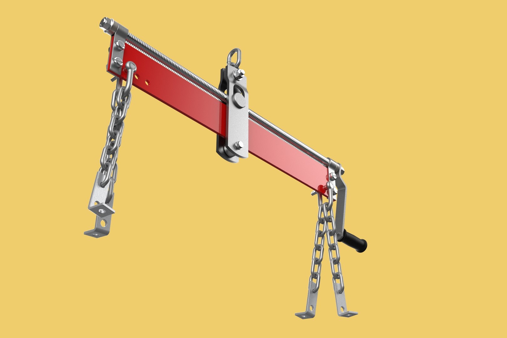 3D LOAD LEVELER ENGINE HOIST LIFT CRANE BALANCER ENGINE CHAINS HOOK ...