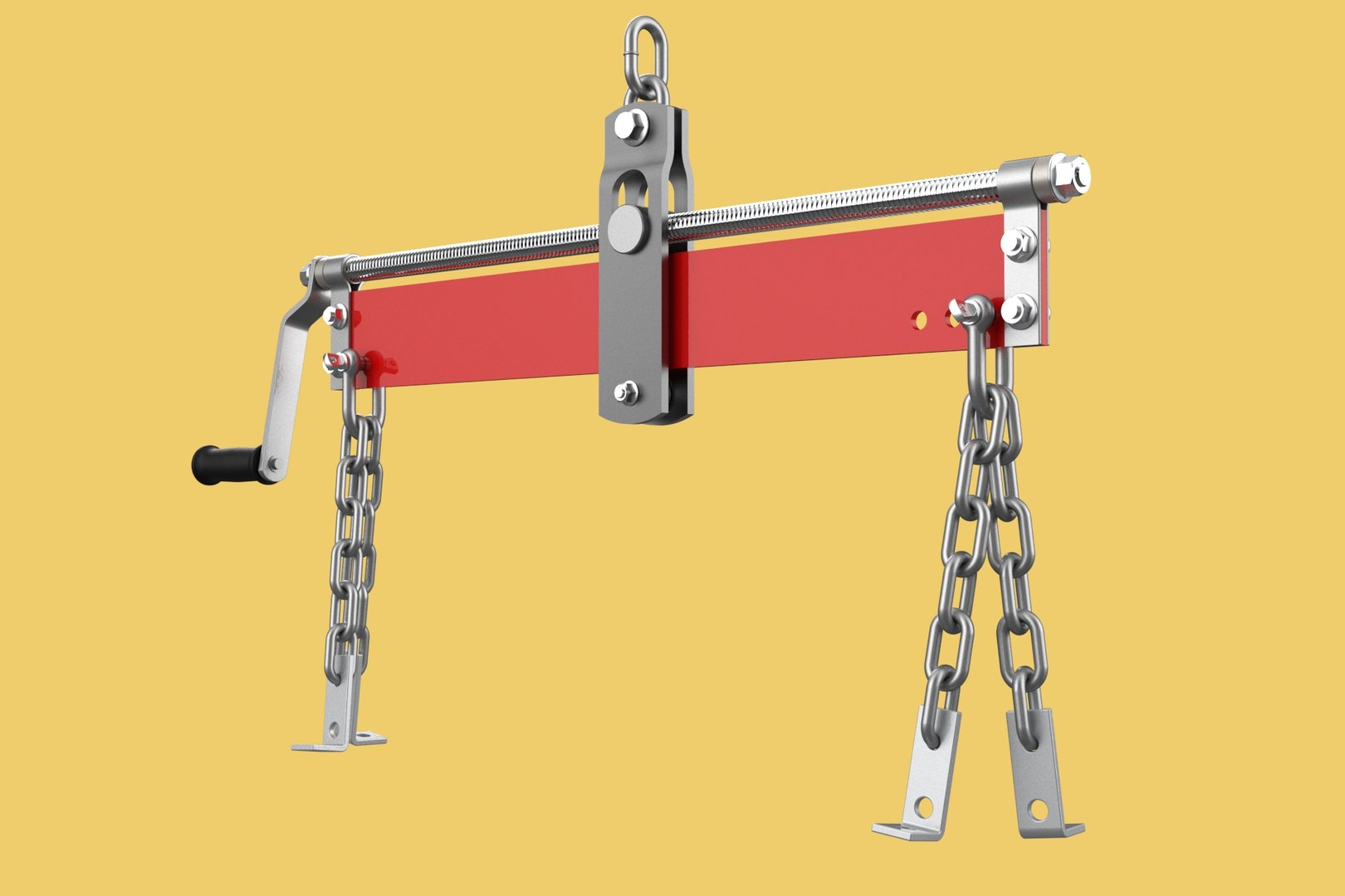 3D LOAD LEVELER ENGINE HOIST LIFT CRANE BALANCER ENGINE CHAINS HOOK ...