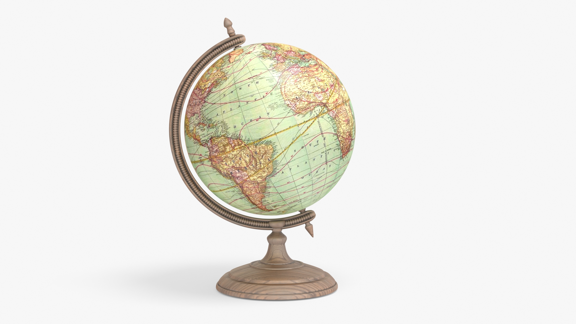 Table Globe 3D Model - TurboSquid 2367066