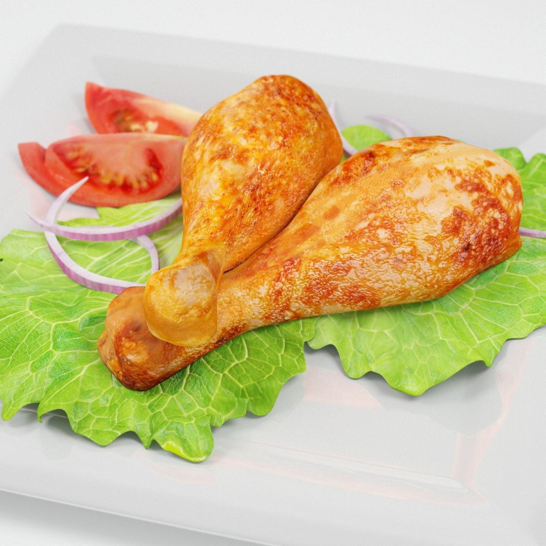 3d Chicken Legs Model