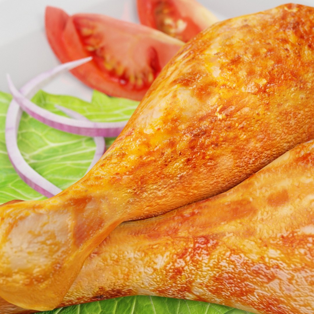 3d Chicken Legs Model